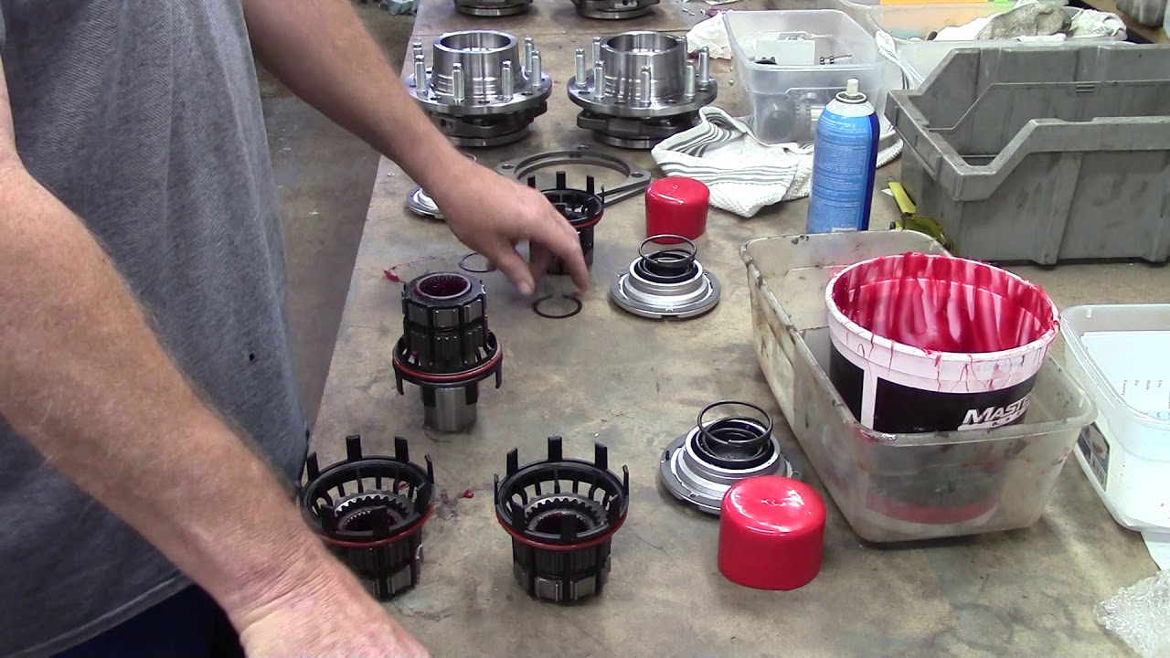 PUTTING LOCKER UNITS TOGETHER FOR THE LOCKING HUBS - YouTube