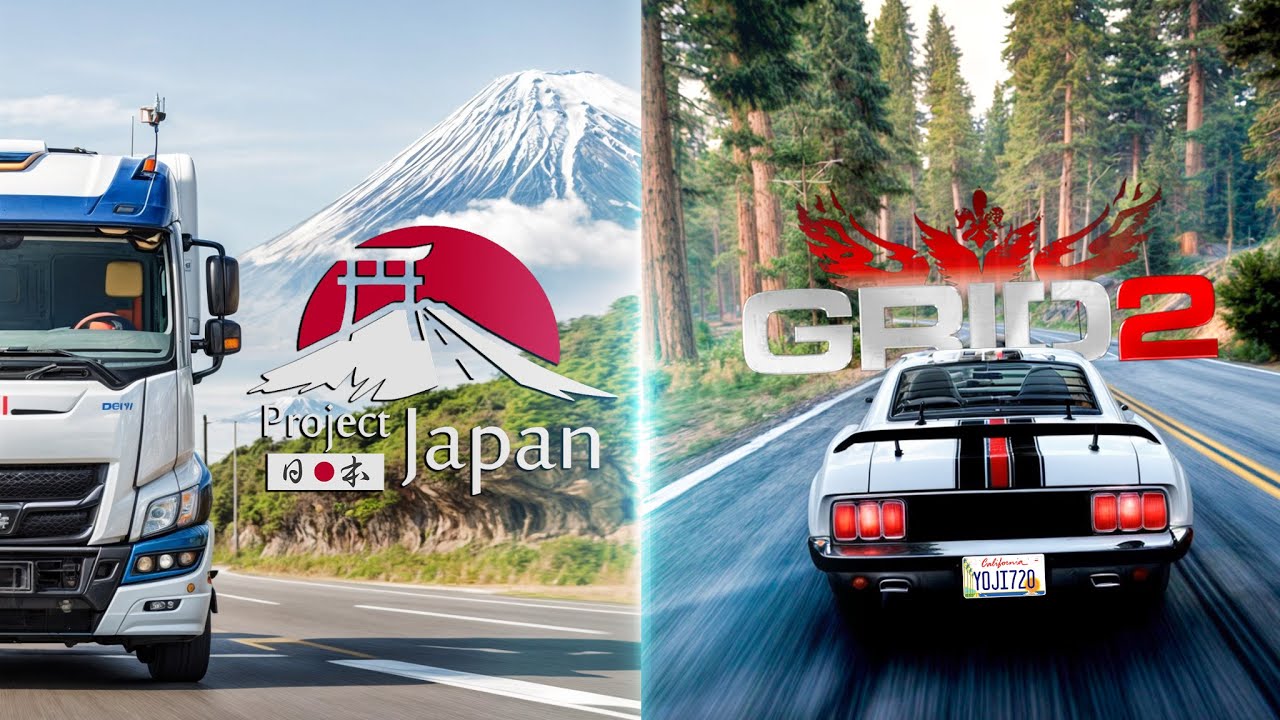 JAPONIA W ETS 2 - PROJECT JAPAN, A POTEM GRID 2 Z WIDZAMI I CHEATEREM 🔴 ...