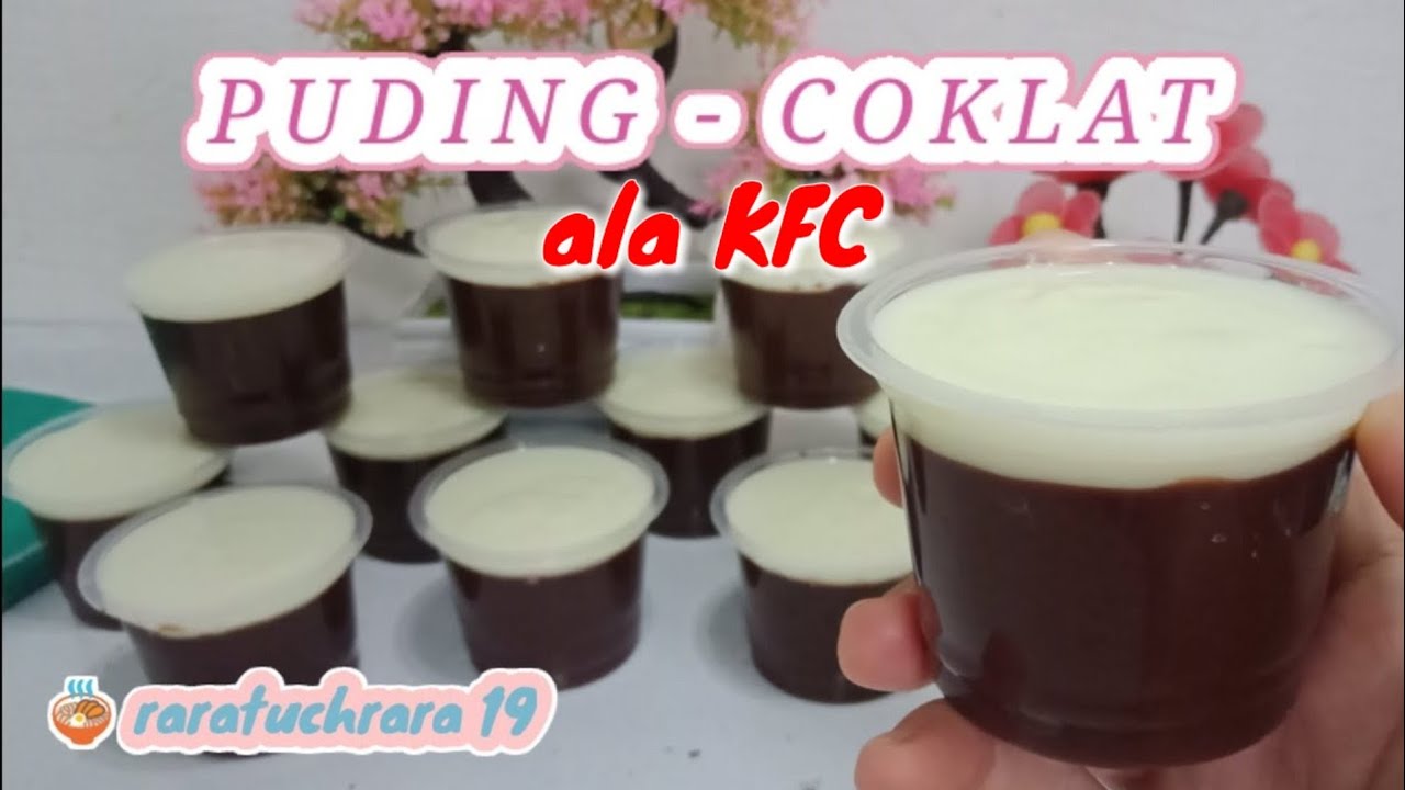 Puding Coklat ala KFC || Puding Coklat Vla Vanila - YouTube