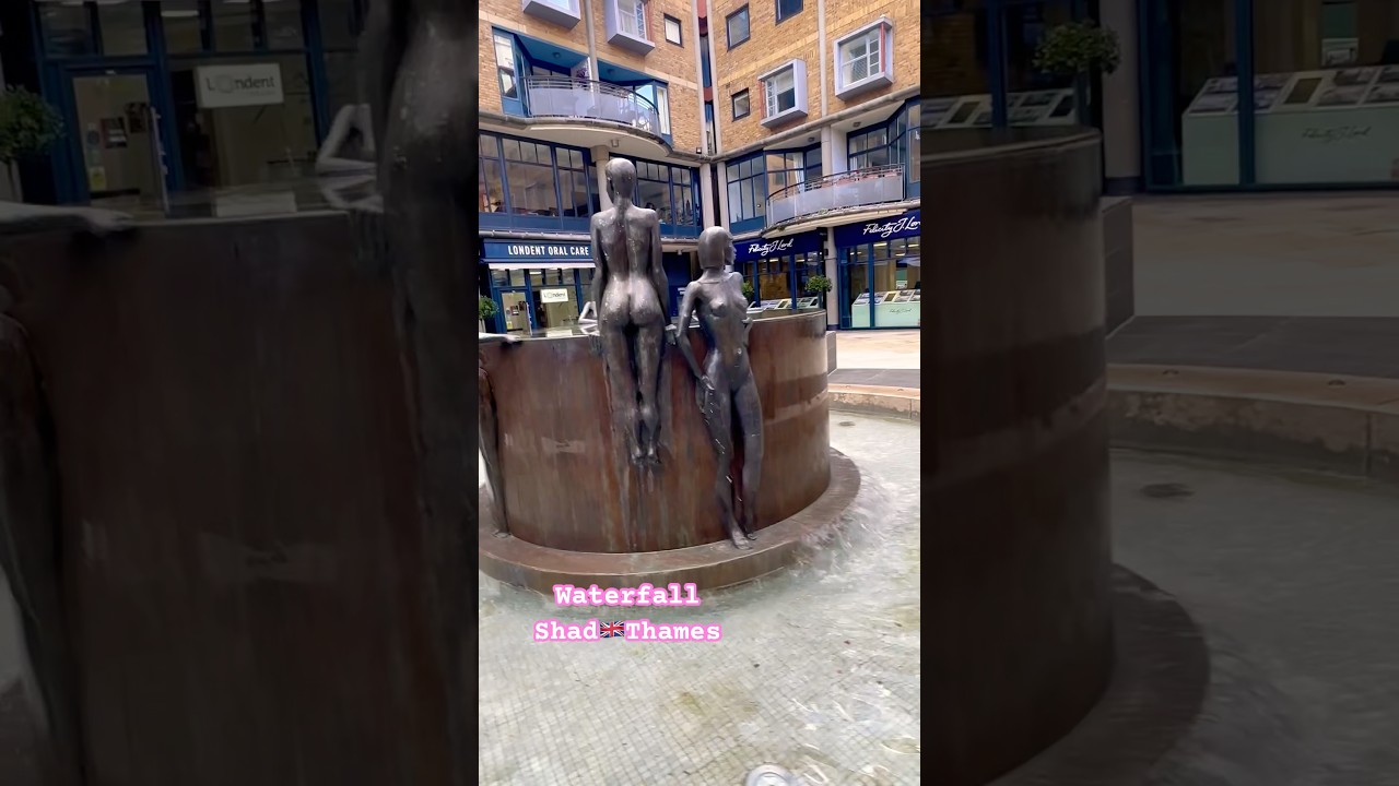 Waterfall at Shad Thames🇬🇧Horselydown Square, Bermondsey #short #uk # ...