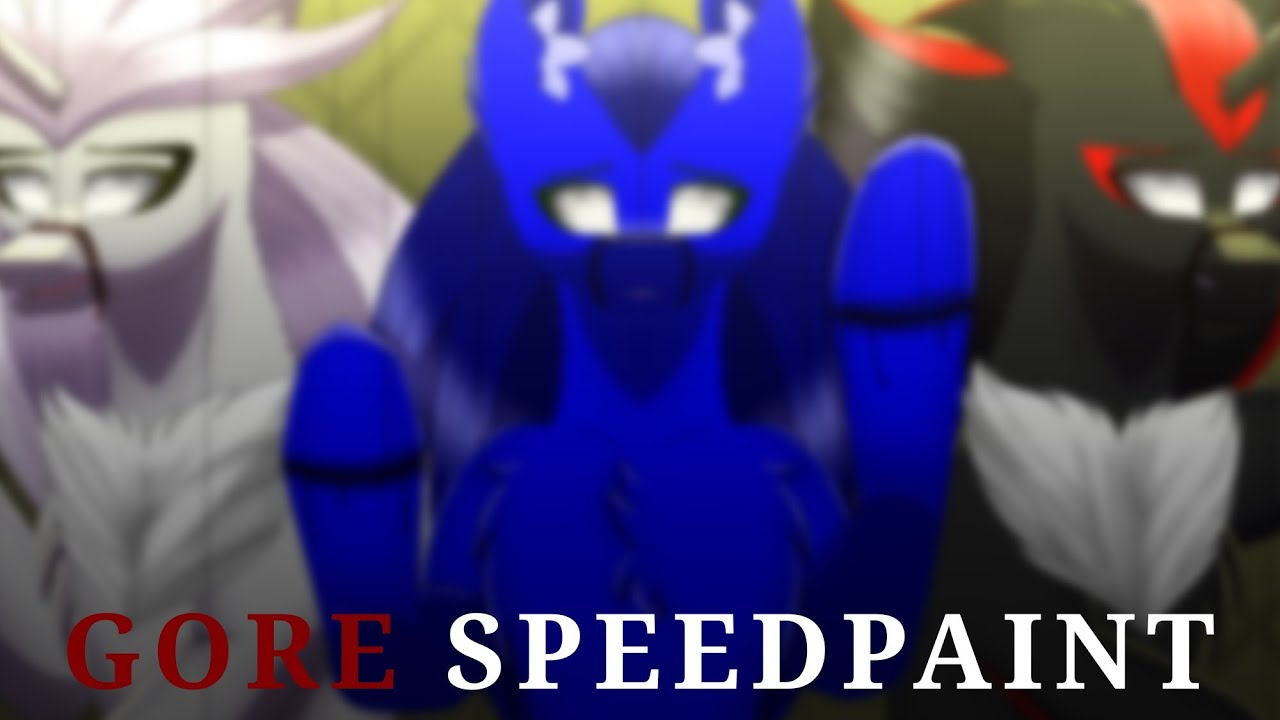 Trio Pony doll(HEAVY GORE) Speedpaint - YouTube