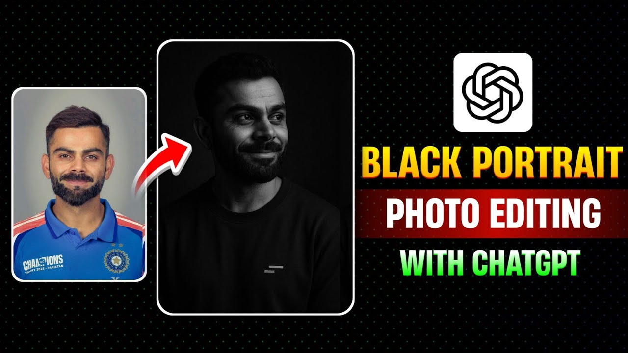 Trending Black Portrait Photo Editing In ChatGPT | Chatgpt Black ...