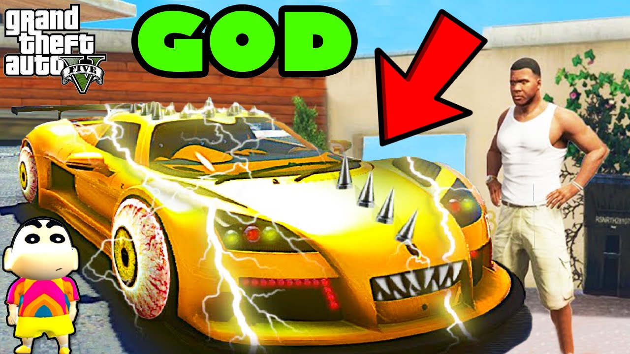 Franklin Find The Most Expensive and Luxury God Car in GTA 5 | SHINCHAN ...