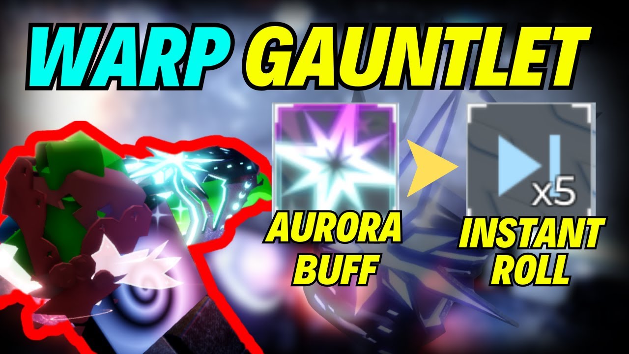 Getting WARP GAUNTLET with Winter Update Transcendent Potion... - YouTube