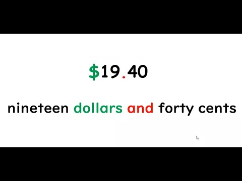 How to Read Money: Numbers and Symbols (Literacy and Beginner Adult ESL ...