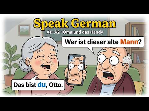 🚀 Speak German Faster! Grandma and the Phone 😂📱