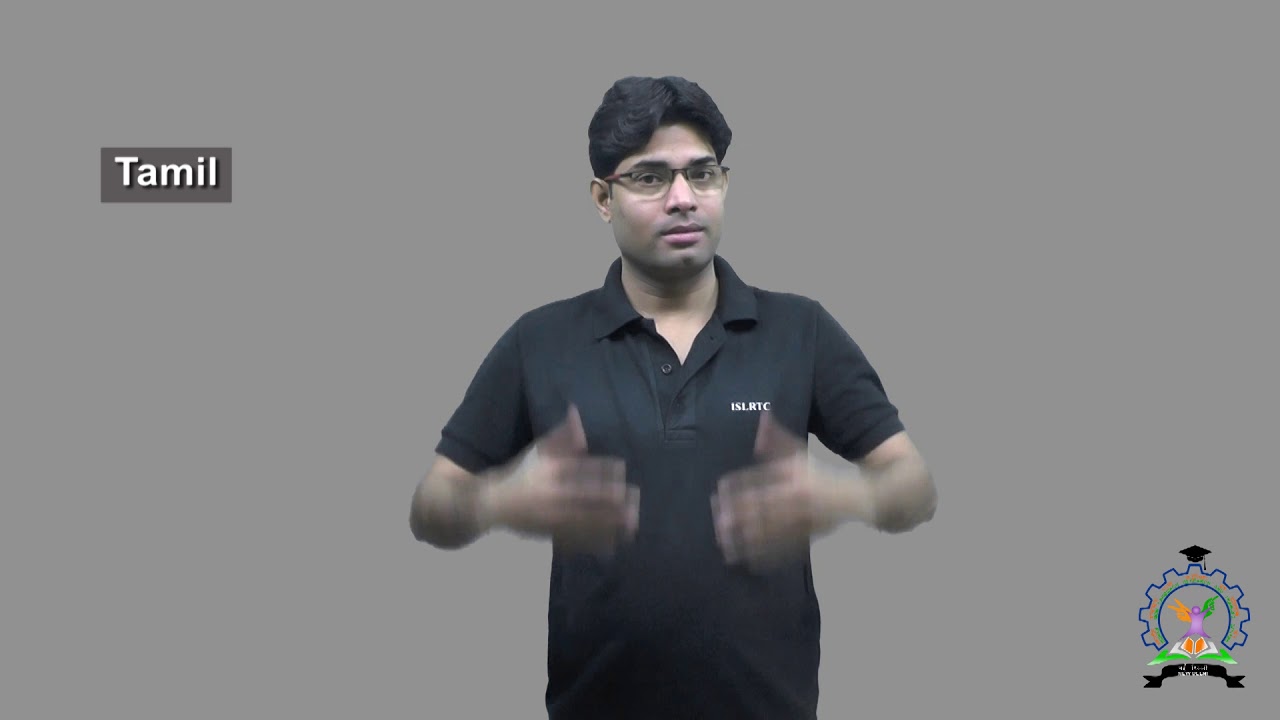 Tamil (sign 1) - YouTube