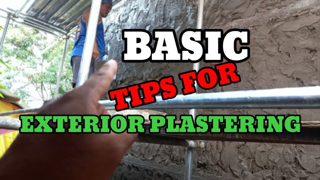 PAANO UMPISAHAN ANG PLASTERING SA LABAS KAPAG 3RD FLOOR ANG BAHAY O ...