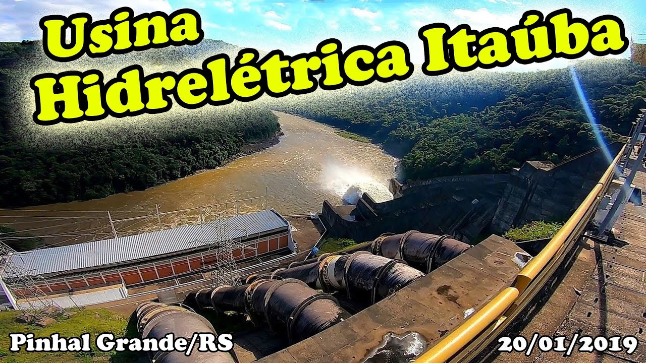 Usina Hidrelétrica Itaúba - Pinhal Grande - RS - YouTube