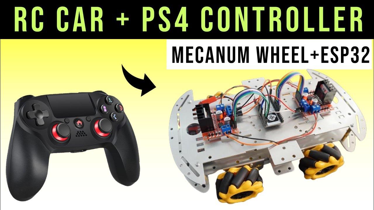 PS4 Controller Mecanum wheels car | esp32 | DIY🔥 - YouTube