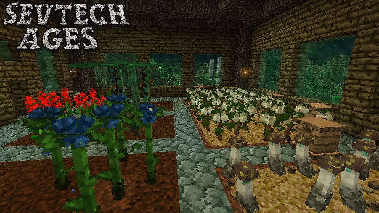 New Twists on Farming : SevTech Ages Lp Ep #17 Minecraft 1.12 - YouTube