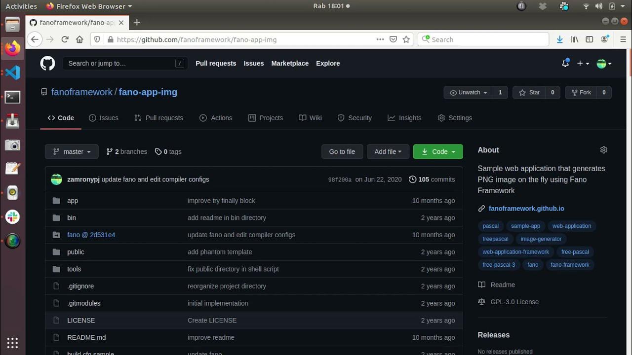 Image generator web application with Fano Framework - YouTube