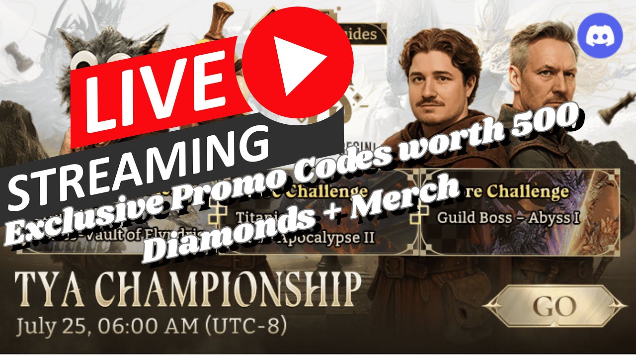 🔥 Tya Championship Livestream! 2v2 Battles, Promo Codes, & Big Rewards ...