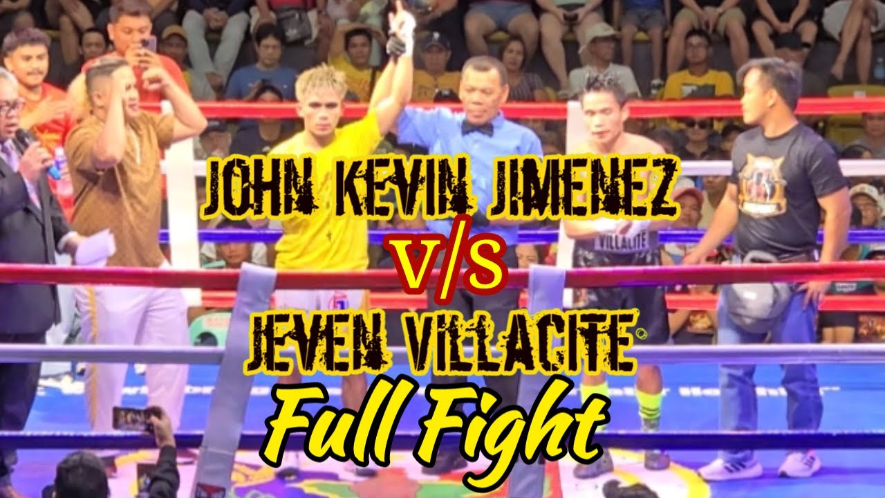 John Kevin Jimenez 🥊v/s🥊 Jeven Villacite Full Fight 🥊🥊🥊#subscribe # ...