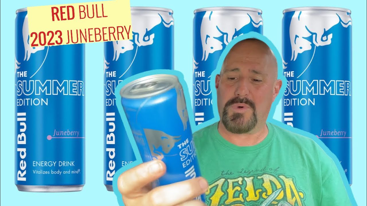 Red Bull New Juneberry Summer 2023 Edition Review : Food Review - YouTube