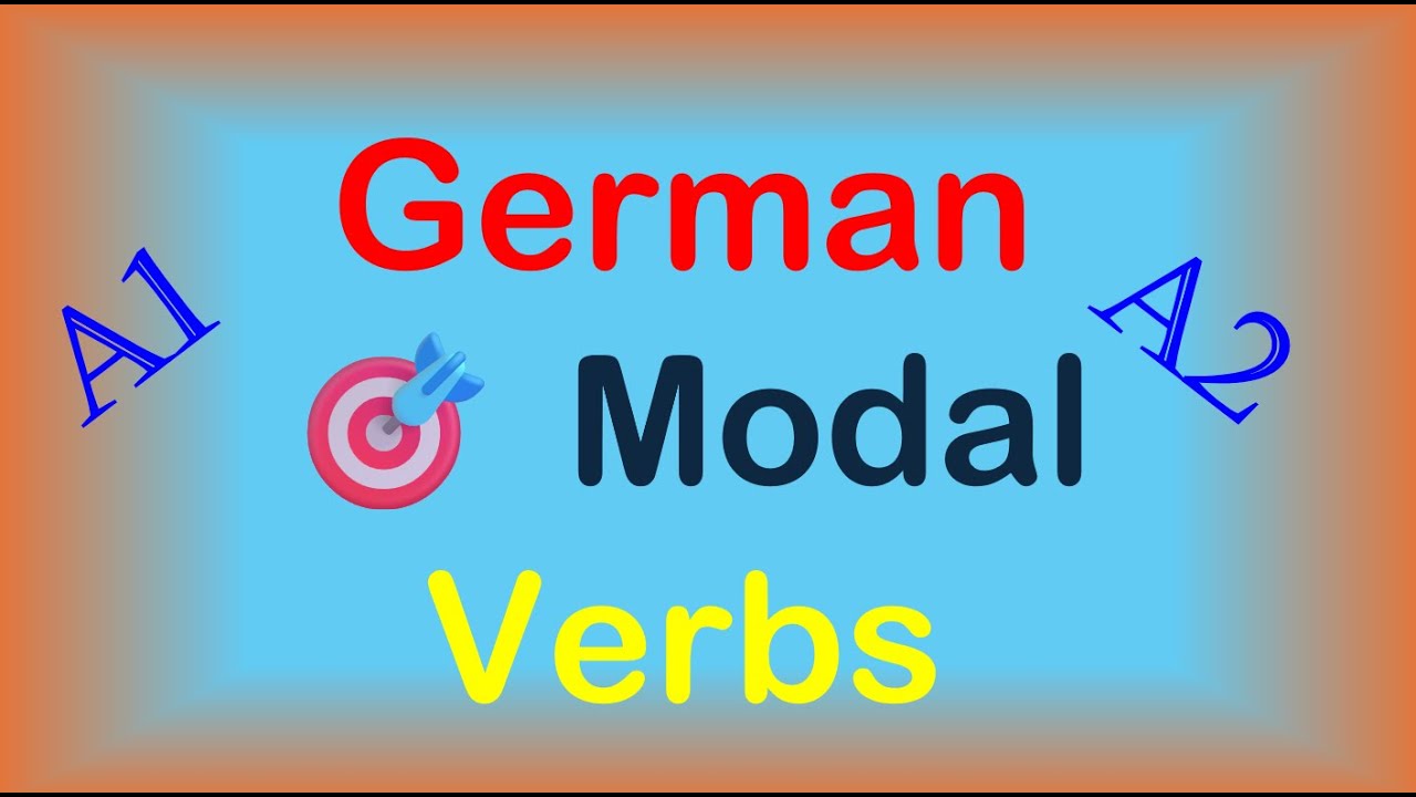 German Modal Verbs #LearnGerman #GermanGrammar #ModalVerbs #Beginners # ...
