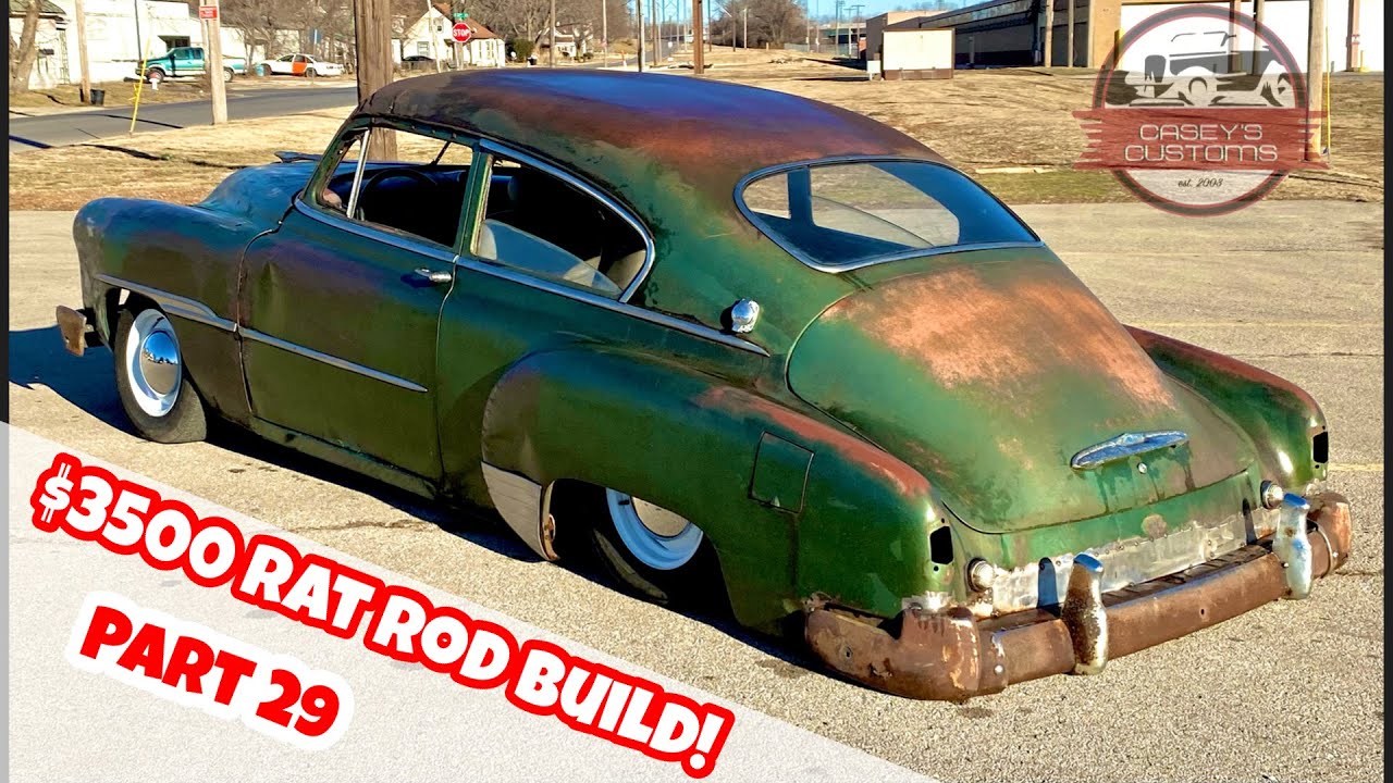 BUDGET BUILT TURBO RAT ROD FIRST DRIVE TO THE CAR WASH! PART 29! CHEAP ...