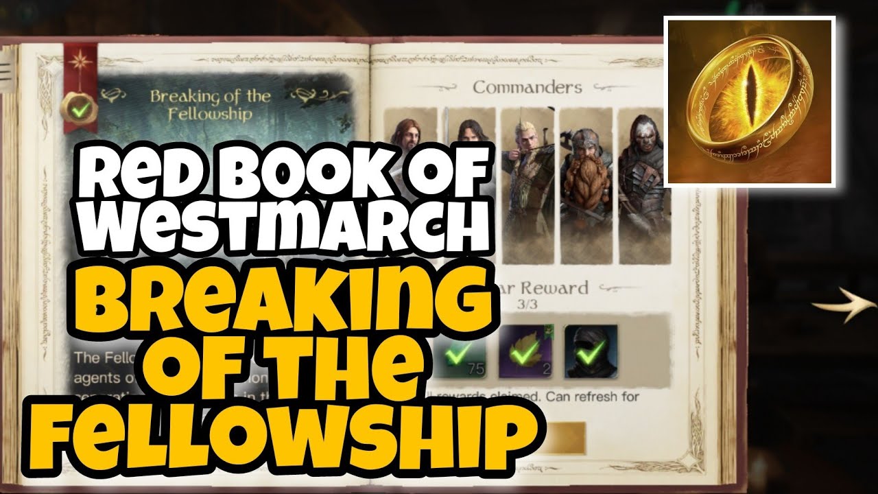 BREAKING OF THE FELLOWSHIP | Red Book of Westmarch | Quick Guide | LOTR ...