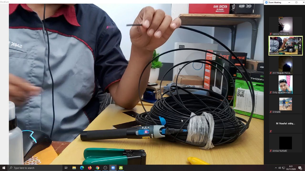Terminasi Fiber optik | pemasangan konektor kabel FO optic | how to ...