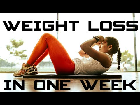 weight loss in one week//4 best exercise//full Guarantee - YouTube