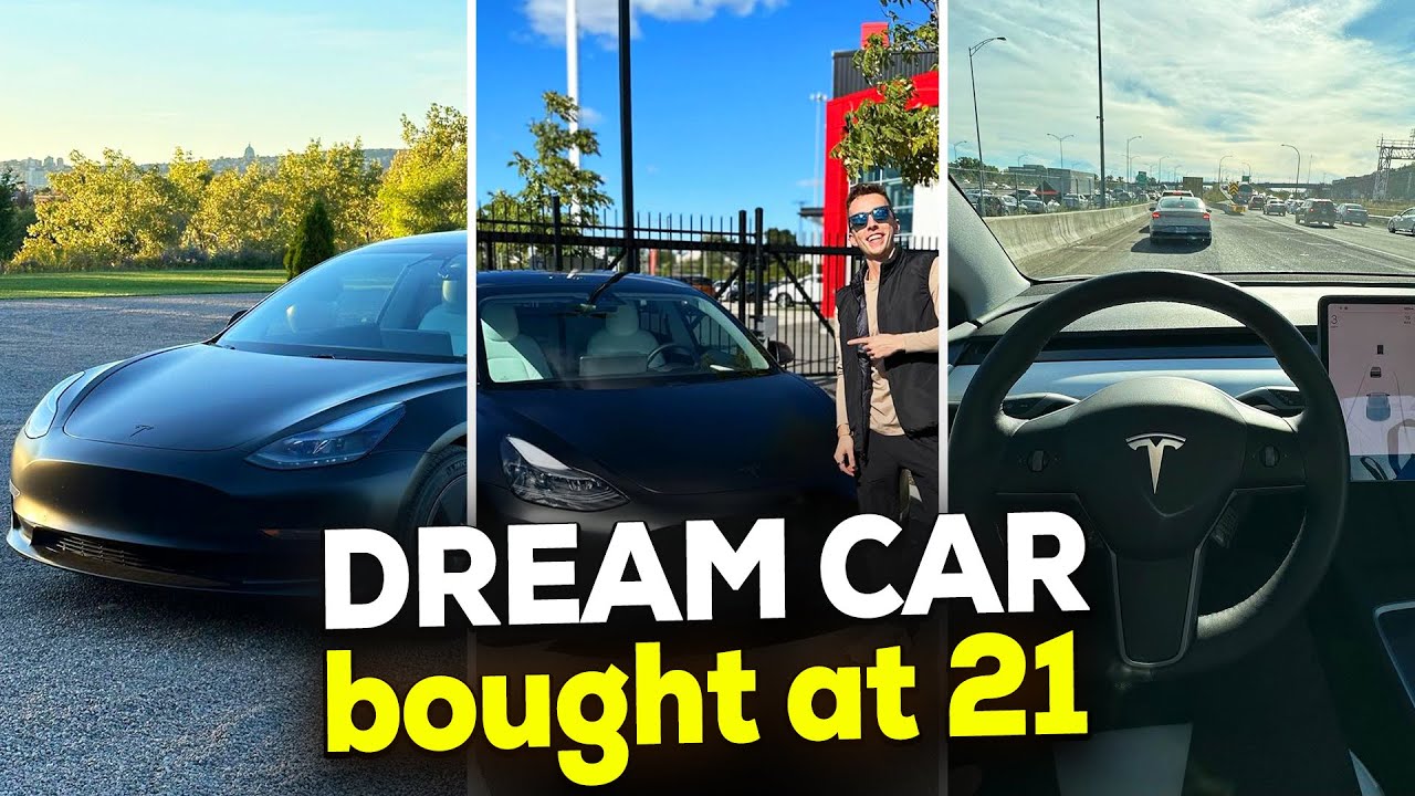 I Bought A Tesla Model 3 At 21 Years Old... - YouTube