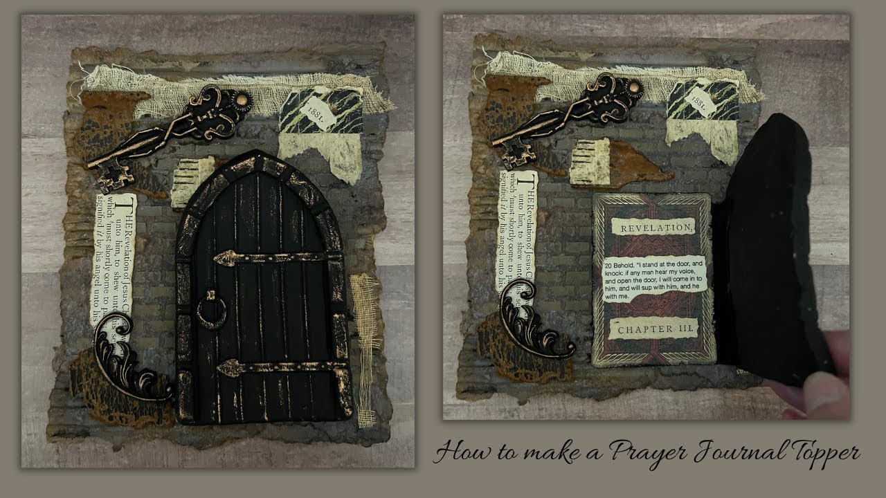 How To Make A Prayer Journal Topper Plus Huge News About Me. - YouTube