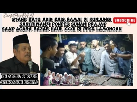 Do'a Pelaris Dagangan-Stand Batu Akik PAIS Ramai Di Bazar Haul Akbar ...