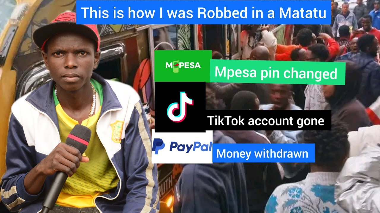 THIS IS HOW I WAS ROBBED IN MATATU, my MPESA pin was changed, TikTok ...
