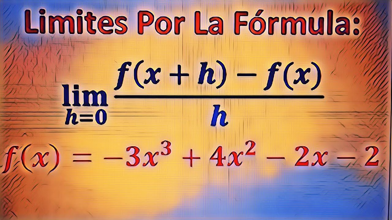 Solución De Límites Por Fórmula - YouTube
