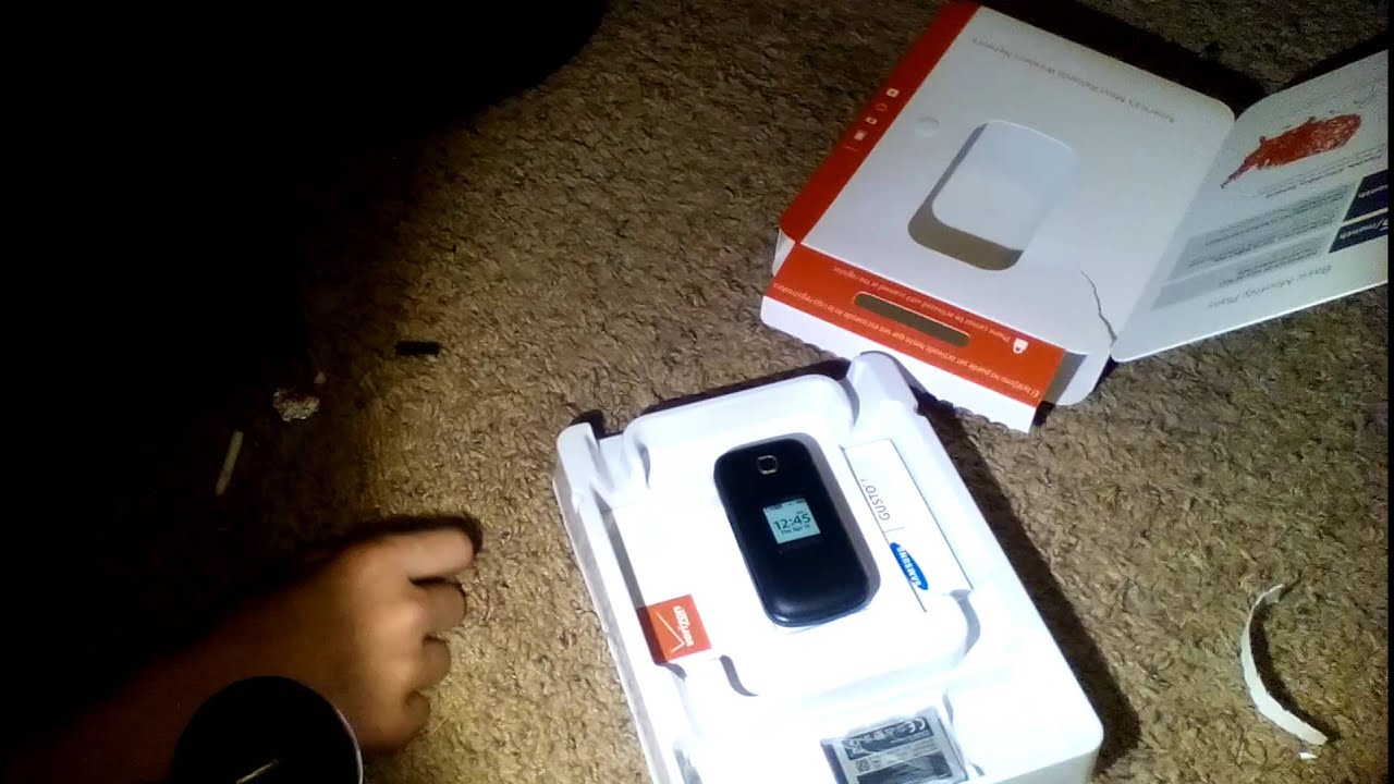 flip phone unboxing - YouTube