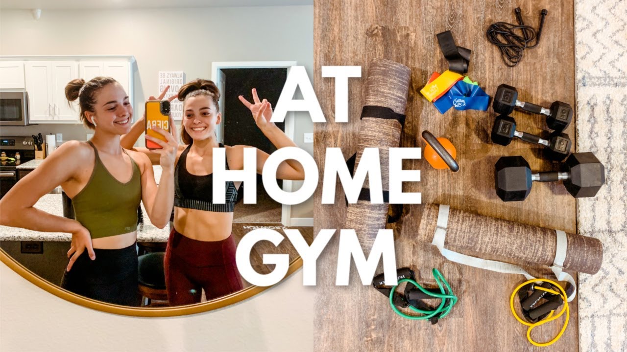 VLOG: Setting Up Our Home Gym + Current Workouts - YouTube