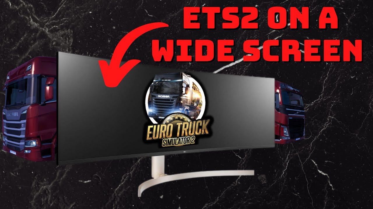 ETS2 ON A ULTRAWIDE 49 INCH MONITOR! - YouTube
