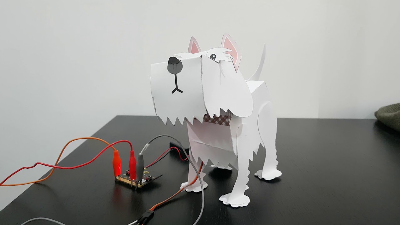 Microbit robotic dog V1 - YouTube