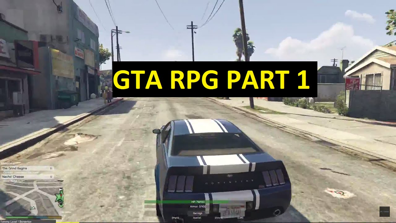 GTA 5 PC MODS - GTA RPG PART 1 - YouTube