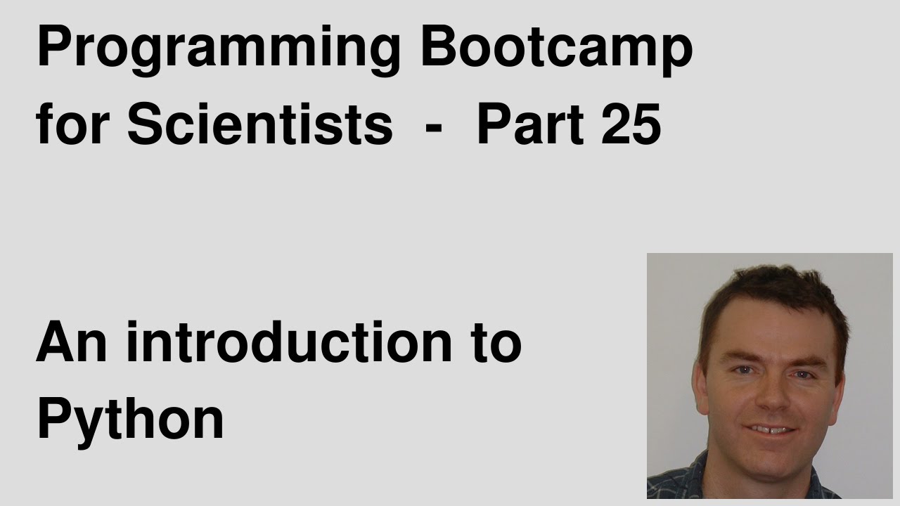 Programming Bootcamp for Scientists #25 - YouTube