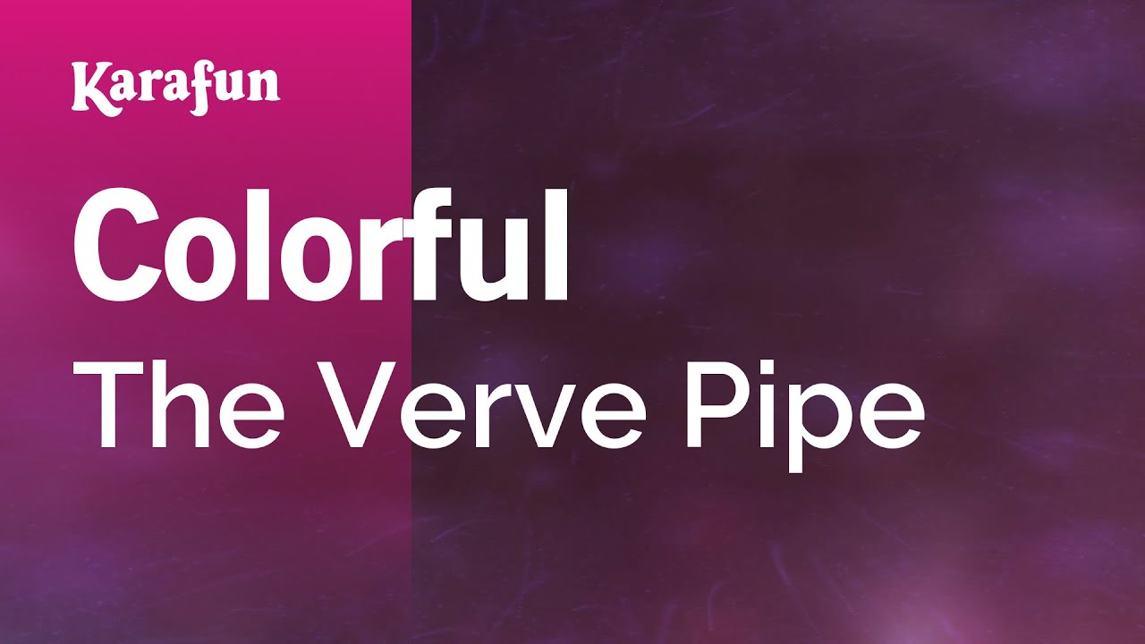 Colorful - The Verve Pipe | Karaoke Version | KaraFun - YouTube
