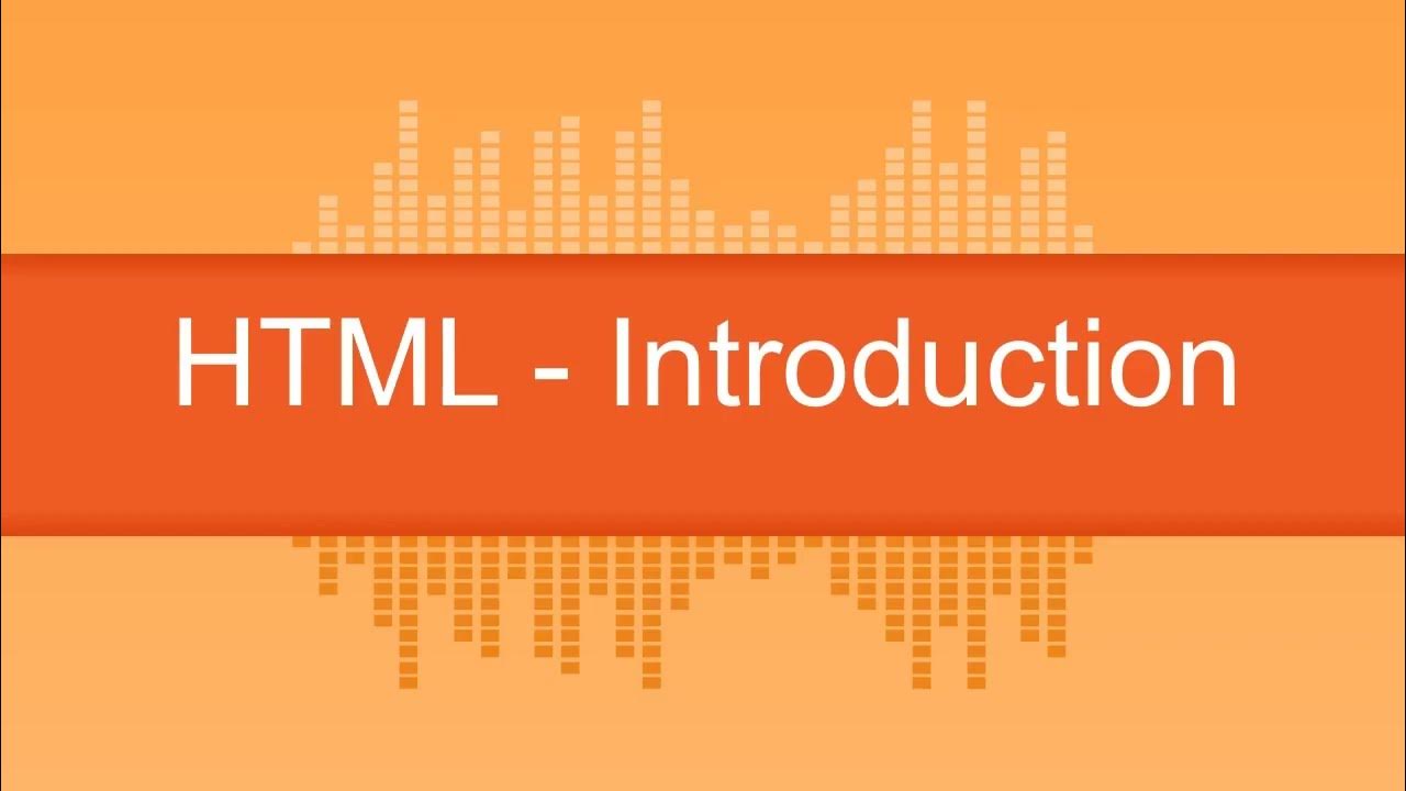 What Is Html Html Introduction Html For Beginner Youtube
