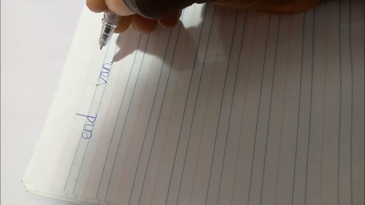 How to write 3 letter words(Nelson Handwriting) - YouTube