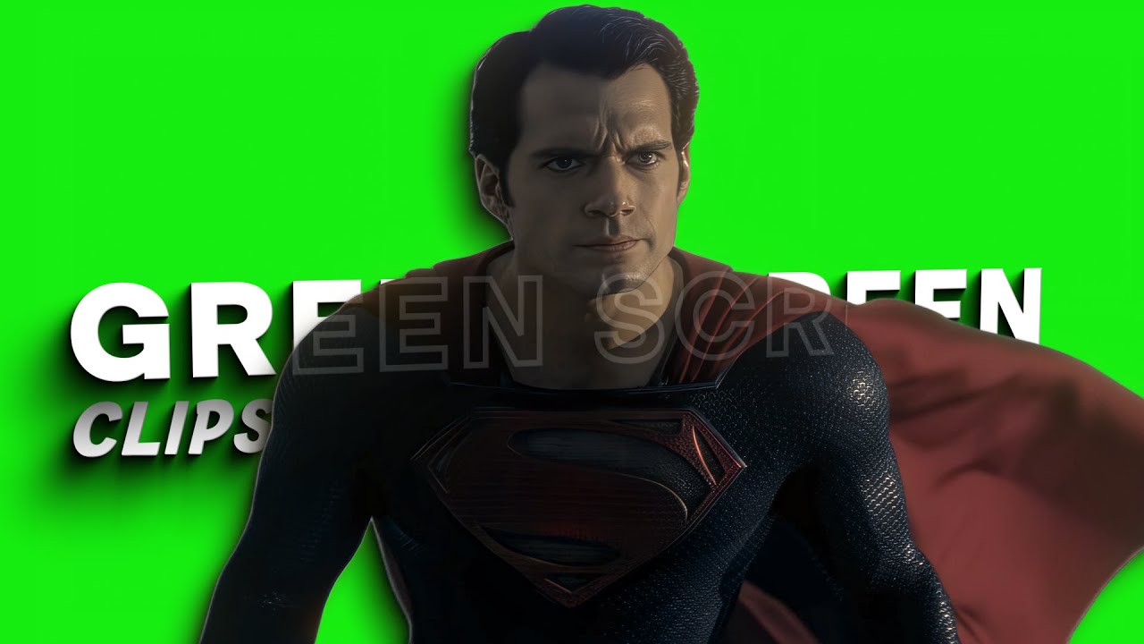 4K TOPAZED GREEN SCREEN BEST SCENES OF SUPER MAN - YouTube