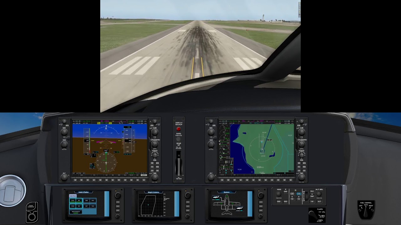Cirrus Vision Jet Panel for Air Manager - YouTube