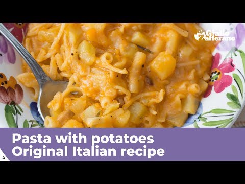PASTA WITH POTATOES: Original Italian Recipe