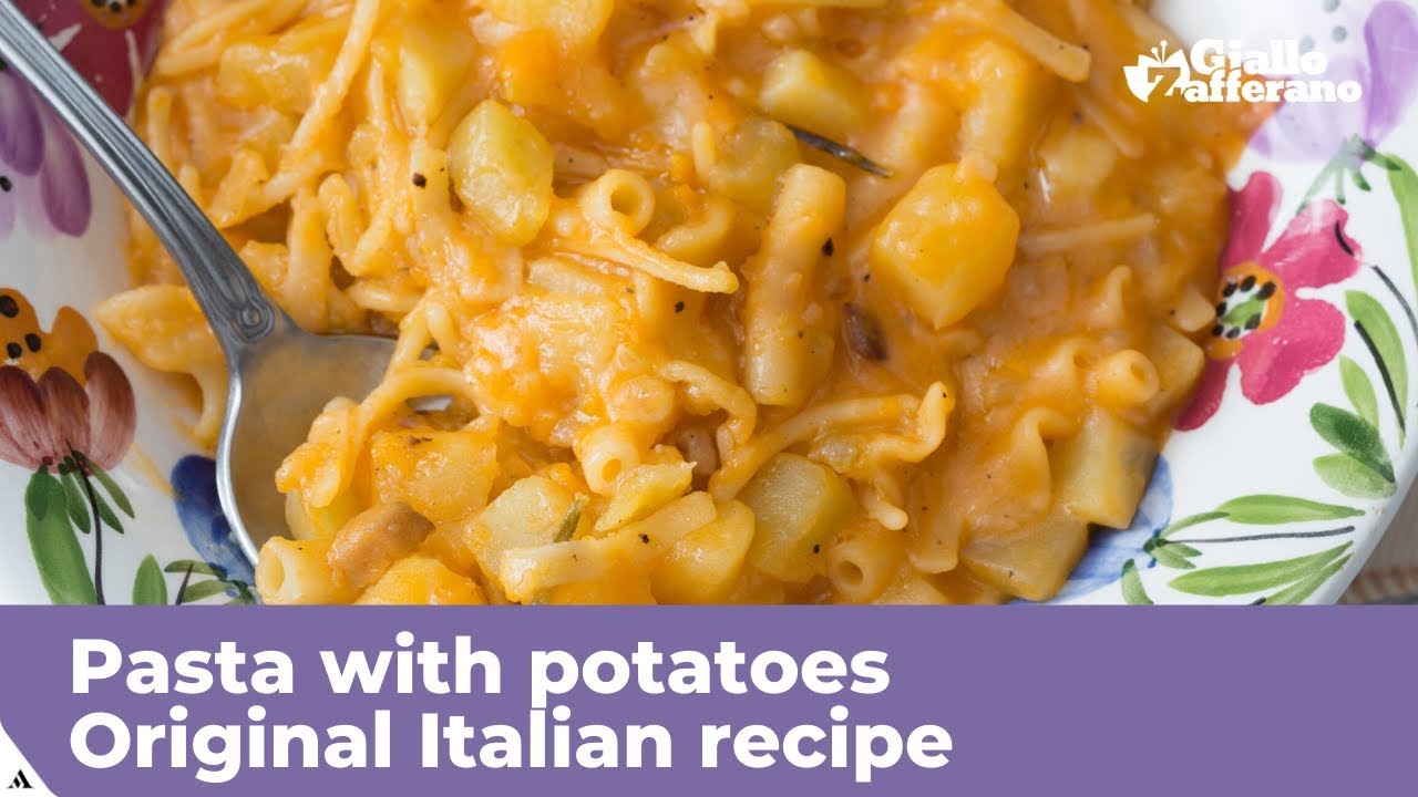 PASTA WITH POTATOES: Original Italian Recipe - YouTube