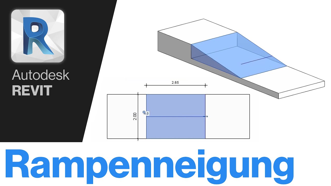 Rampenneigung in Autodesk Revit ermitteln | Teil 13 der Tutorial-Serie ...