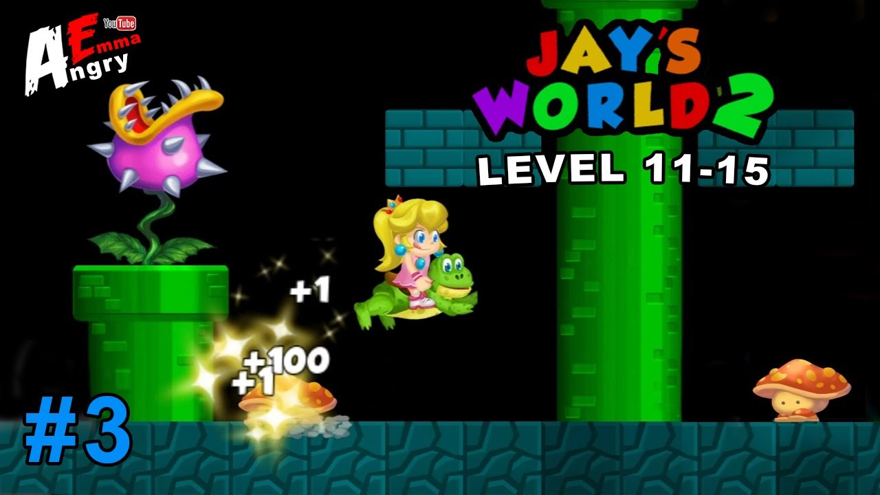 Jay's World 2 - Running Adventure - Gameplay #3 Level 11-15 + BOSS ...