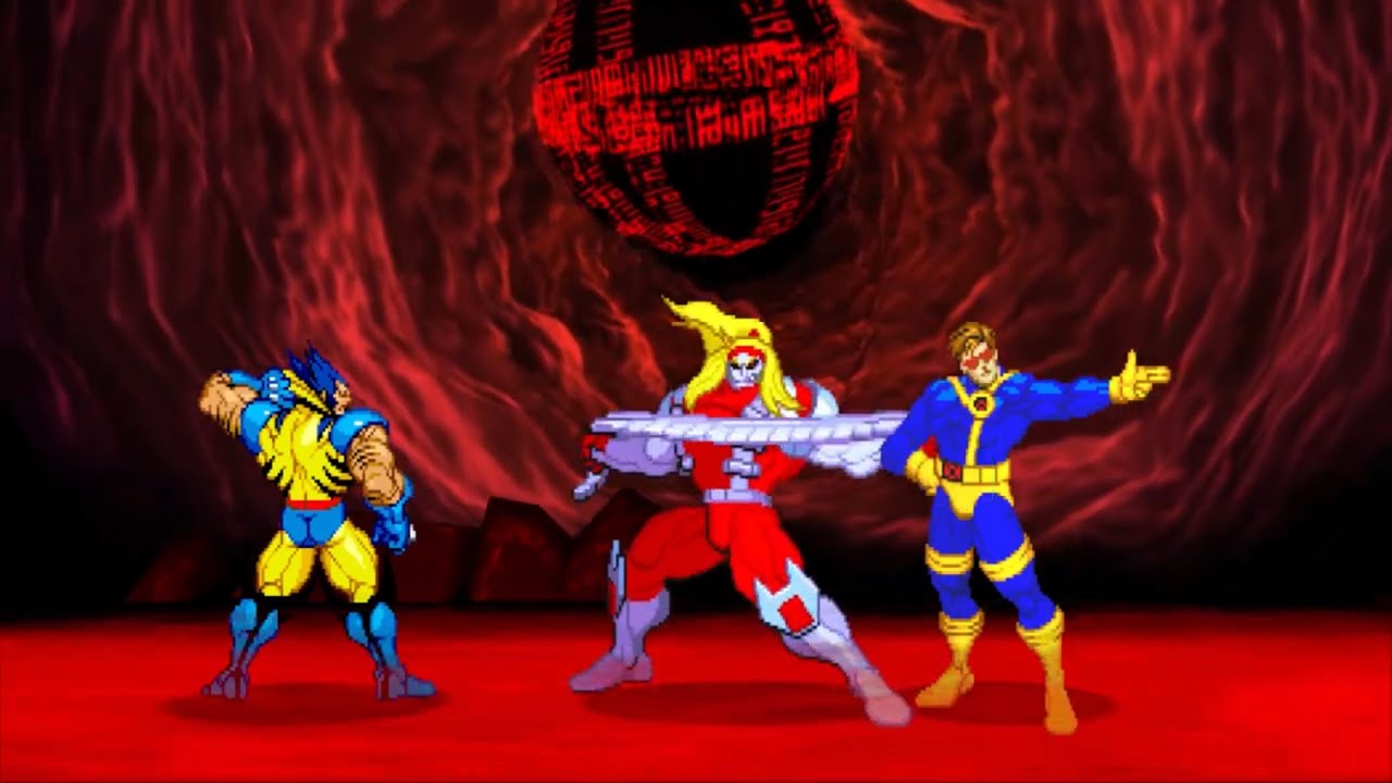 Marvel vs Capcom 2: Cyclops, Wolverine, and Omega Red arcade ...