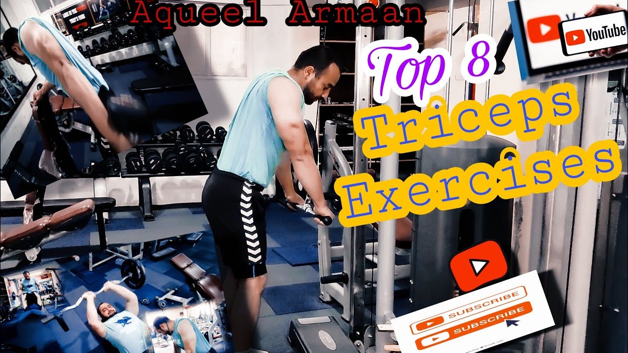 8Best Triceps Exercises to Build Killer Size Muscle! #Tricep - YouTube
