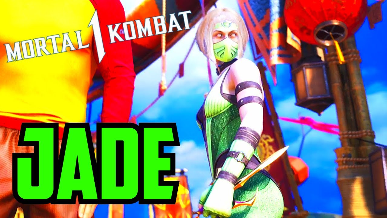 MK1 - JADE Moves & Fatal Blow (Khameleon Kameo) - YouTube