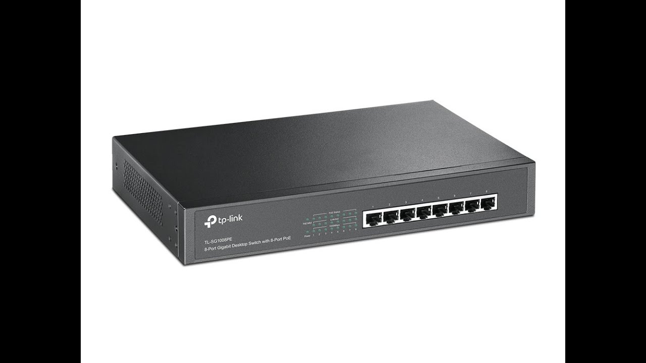 TP-Link TL-SG1008PE 8-Port - YouTube