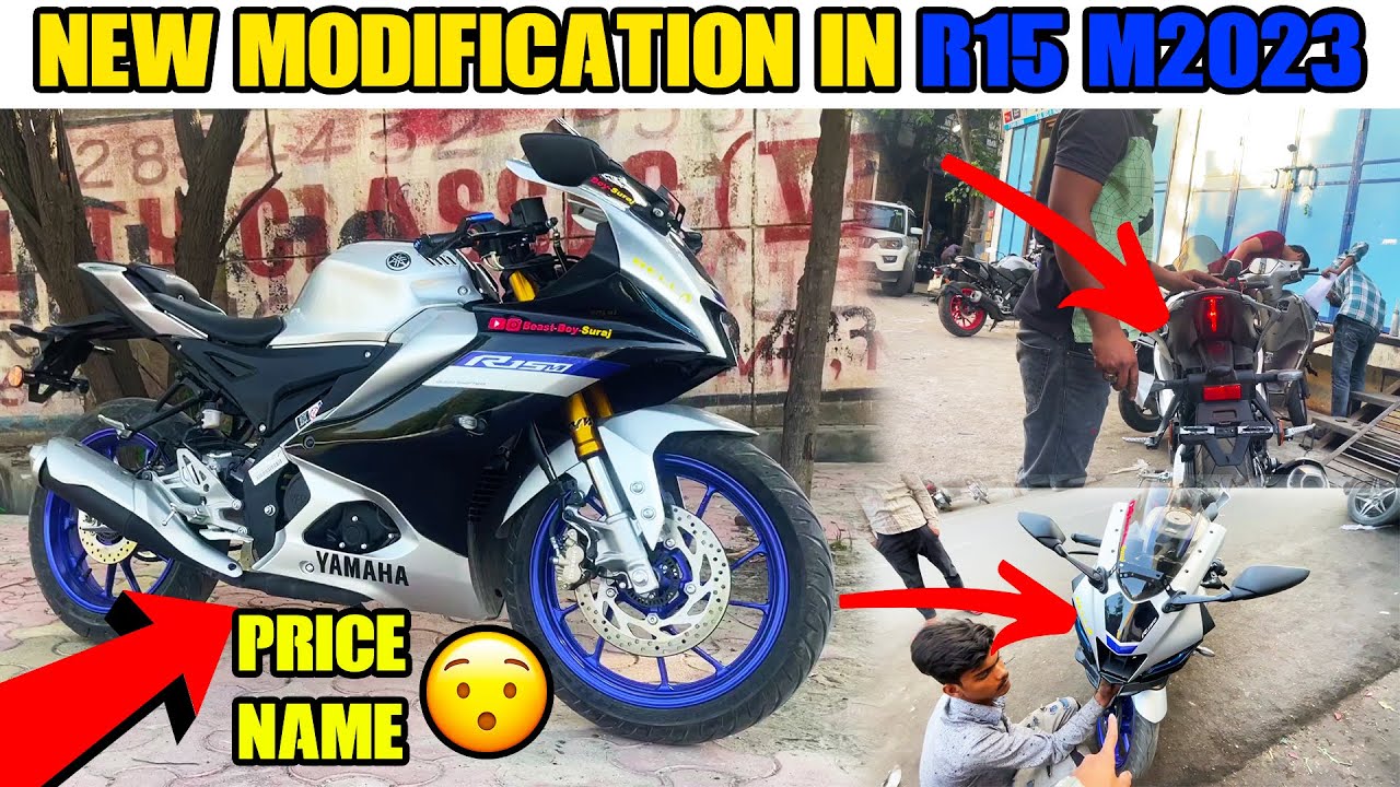 New R15 M 2023 Modification - Yamaha R15 M Low Budget Modification ...