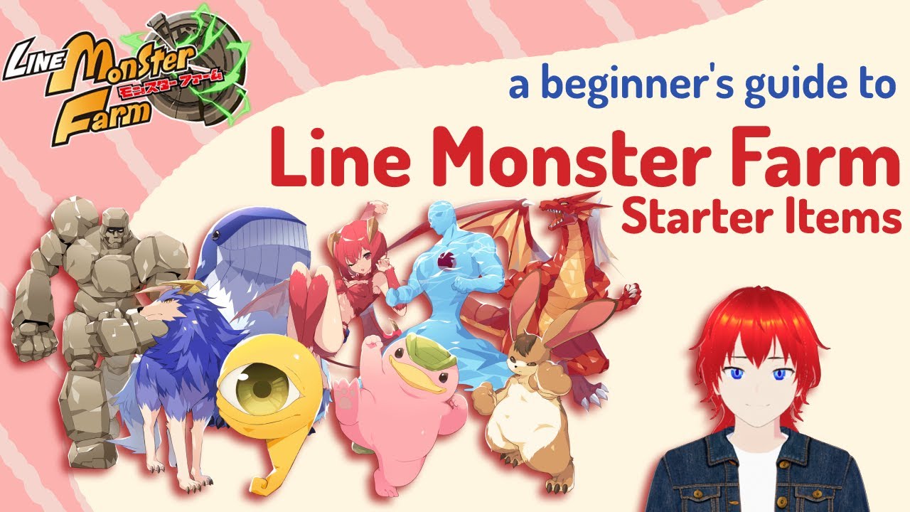A beginners guide to Ranch Starting Items in Line Monster Farm - YouTube